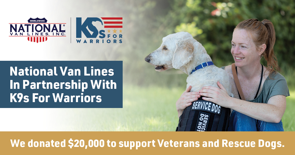 National Van Lines and K9s For Warriors Celebrate Mother’s Day with a ...