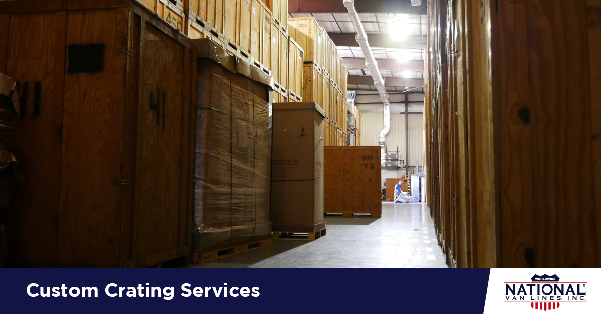 Custom Crating Solutions for Long Distance Moves | National Van Lines